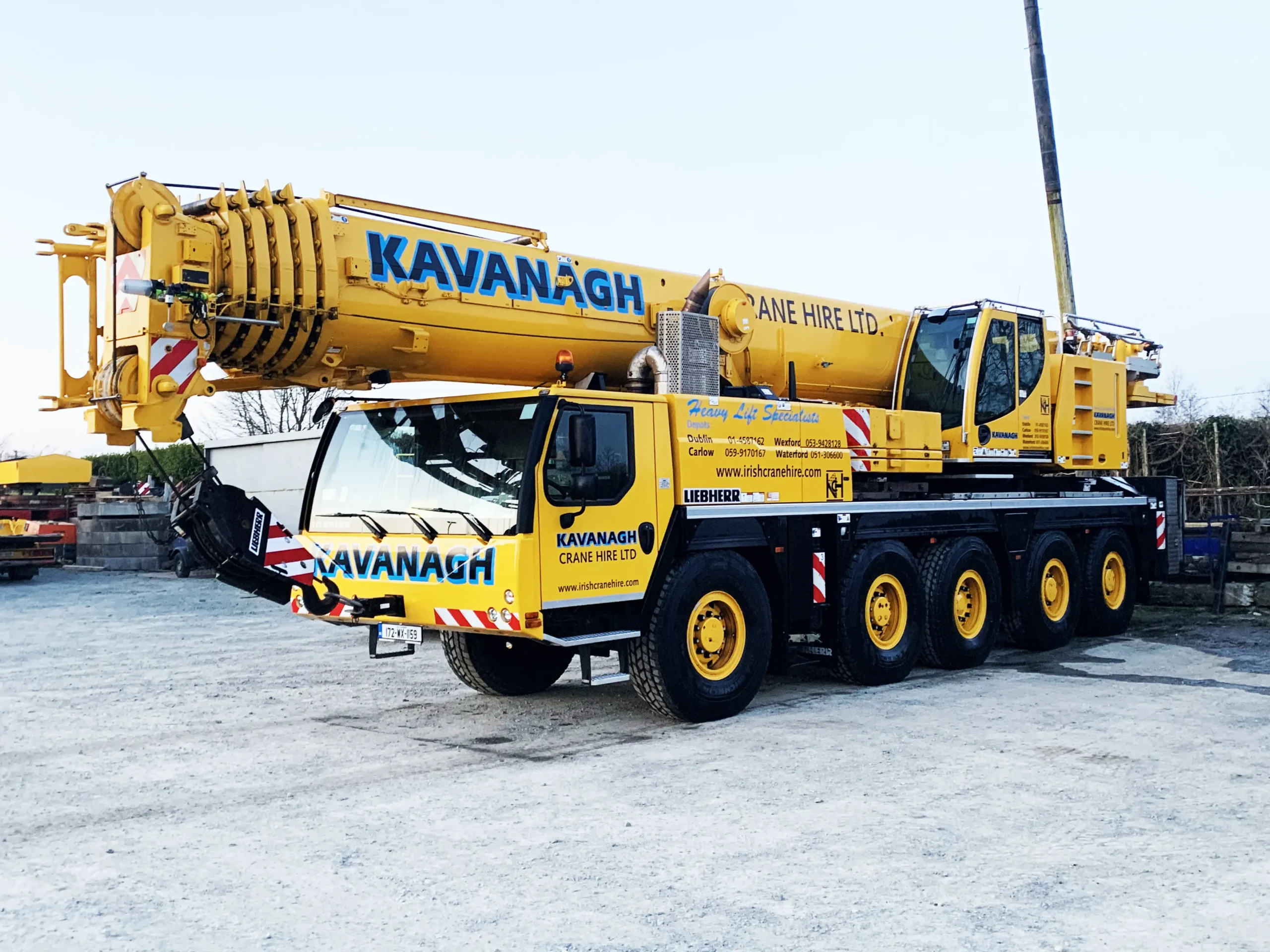 Liebherr LTM1100 5.2 100T Crane - Kavanagh Crane Hire Ireland