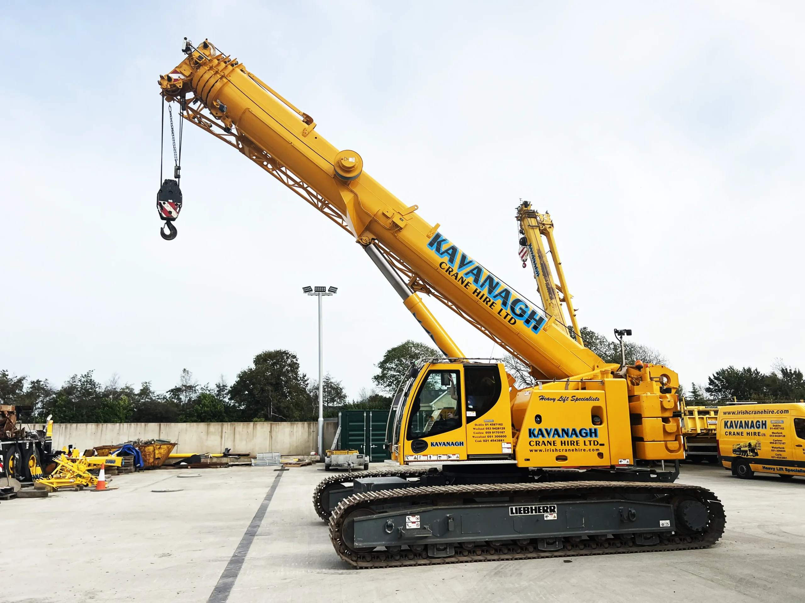 Liebherr LTR1060 60T Crawler Crane - Kavanagh Crane Hire Ireland